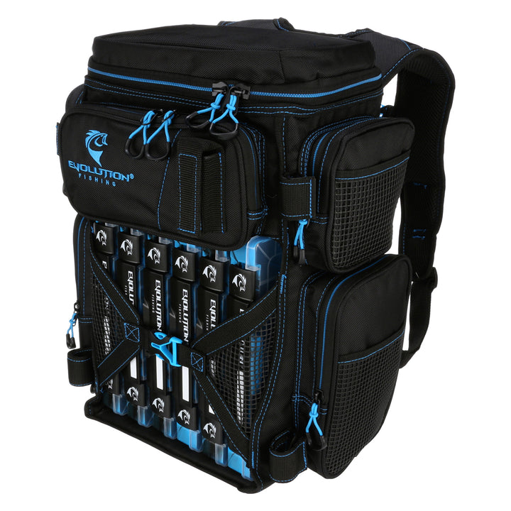 Drift Series 3600 Tackle Backpack with Rod Holders & QuikLatch Trays ...