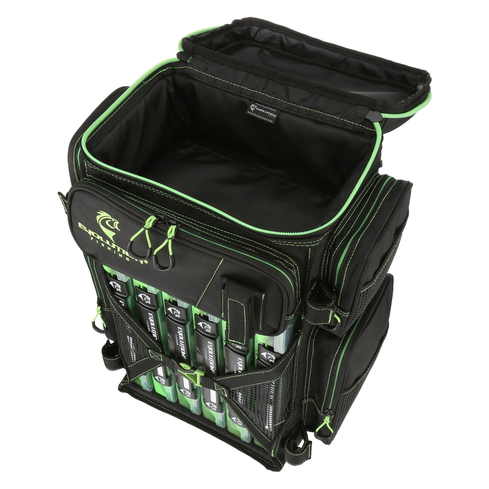 Drift Series 3700 Tackle Backpack with Rod Holders & QuikLatch Trays ...