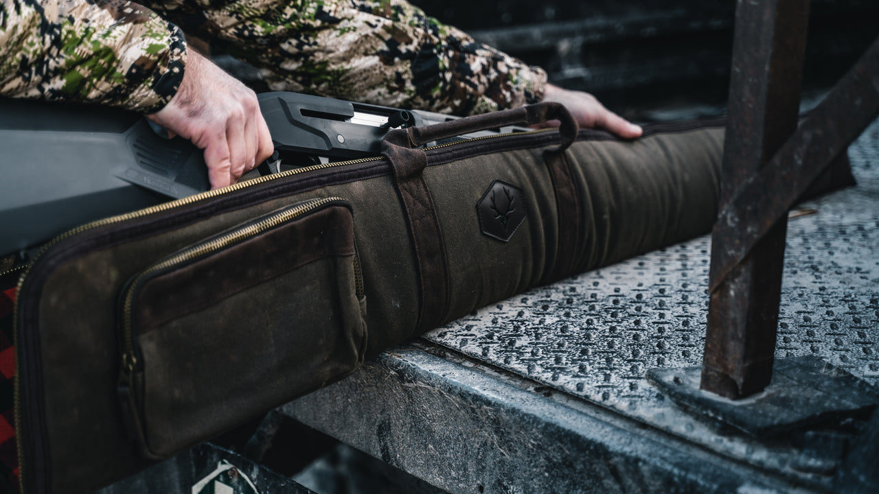 Rawhide Series Waxed Canvas Shotgun Case | Evolution Outdoor