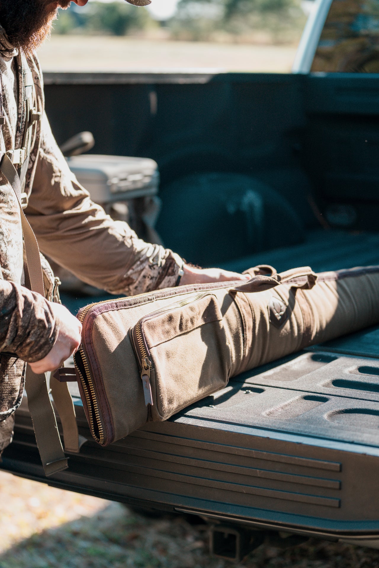 Rawhide Series Waxed Canvas Shotgun Case | Evolution Outdoor